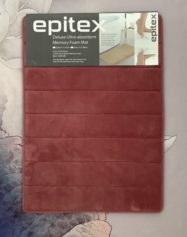 epitex bath mat pink, Furniture & Home Living, Home Decor, Carpets ...