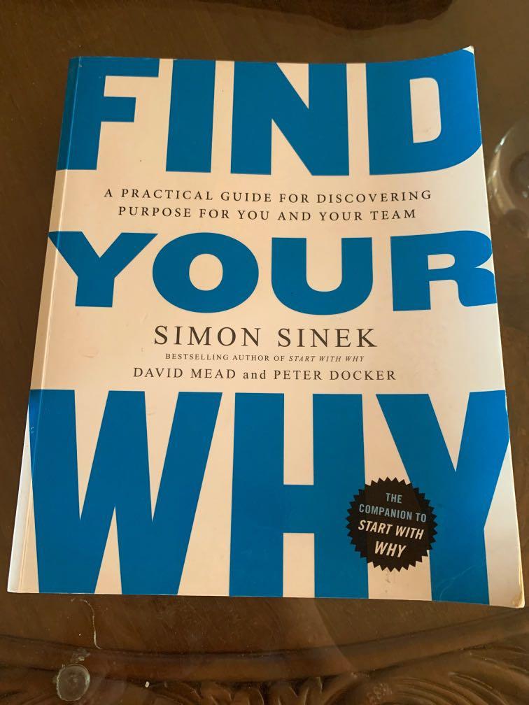 Book - Find Your Why by Simon Sinek, Hobbies & Toys, Books & Magazines ...