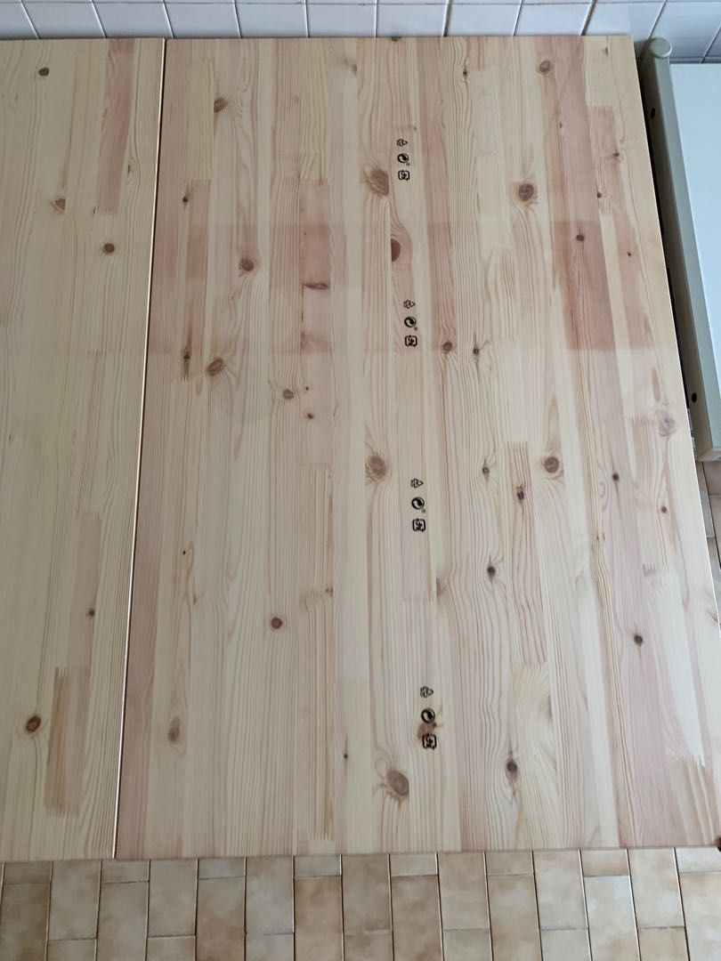 IKEA Solid Pine Wood Table (INGO), Furniture & Home Living, Furniture ...