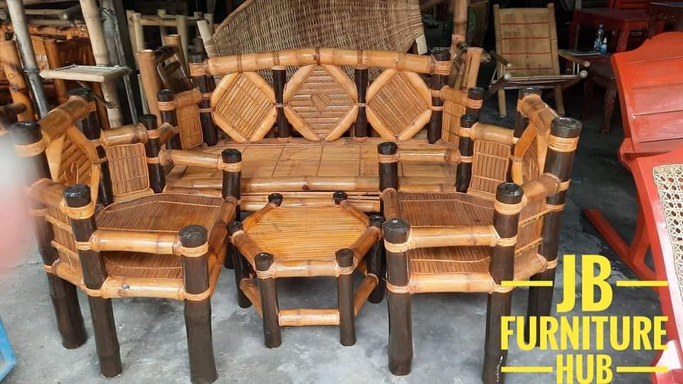 JUMBO 6LEGGER BAMBOO SALA SET - AVAILABLE ONHAND!!, Furniture & Home ...