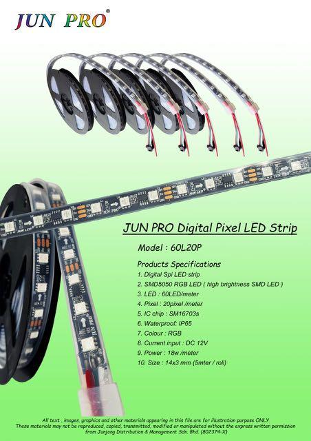 JUNPRO Digital Pixel LED STRIP, Services, Others on Carousell