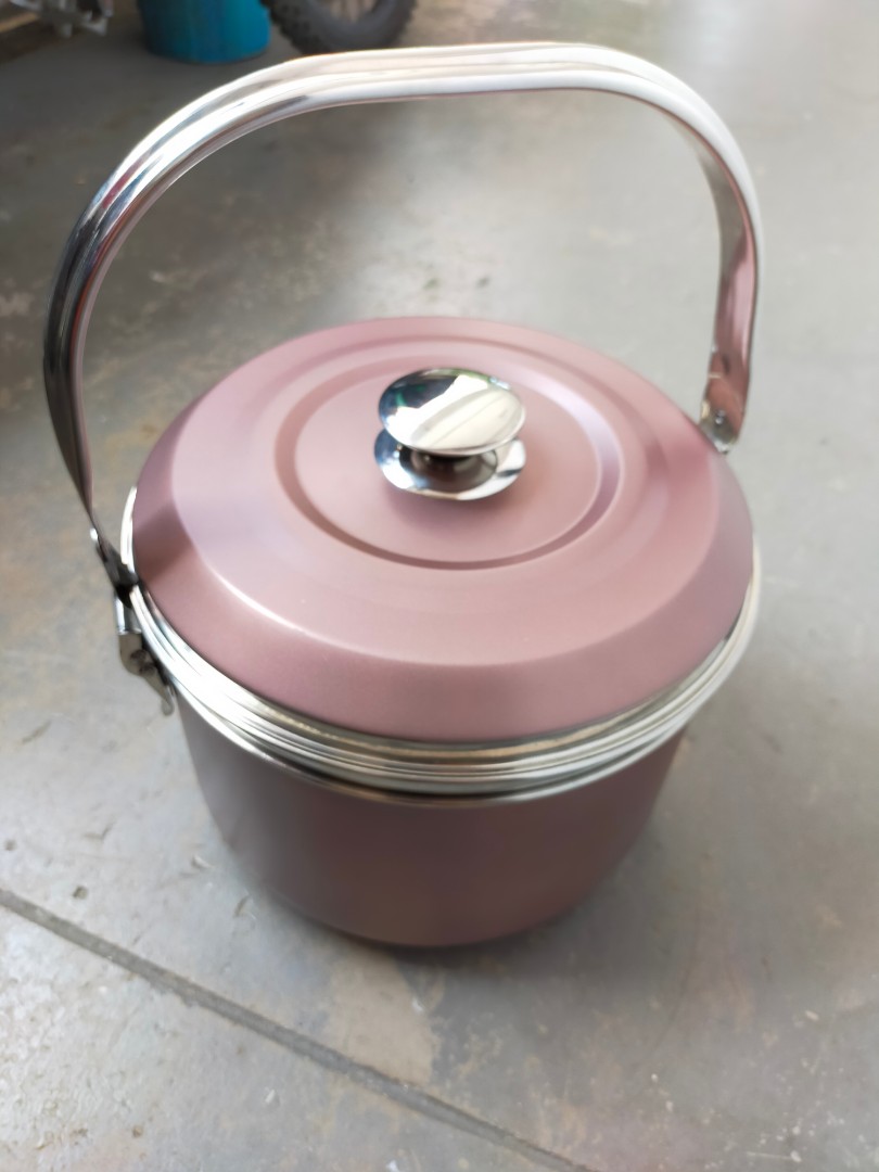 Keep warm pot. (Stainless steel)., Furniture & Home Living, Kitchenware ...
