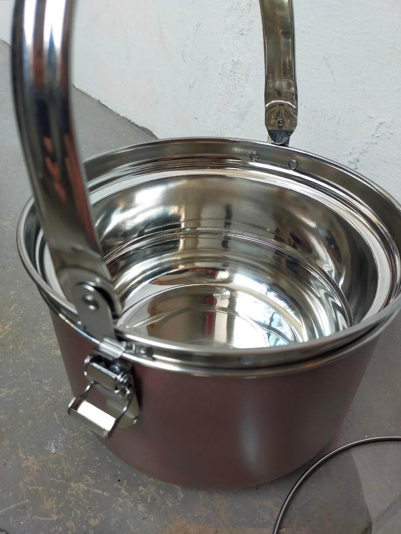 Keep warm pot. (Stainless steel)., Furniture & Home Living, Kitchenware ...