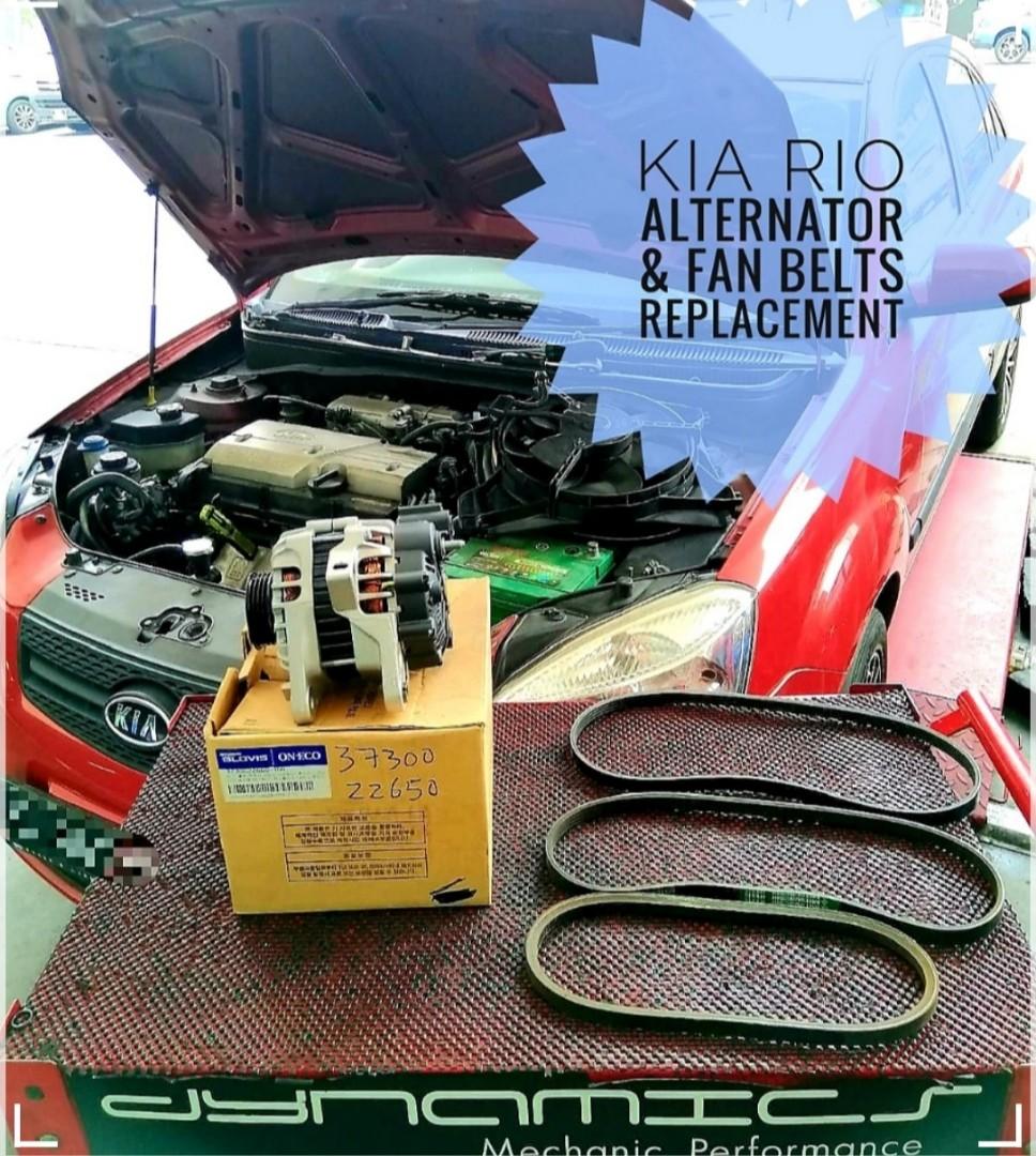 KIA Forte/Koup/K3/Rio : Alternator Replacement, Car Accessories ...