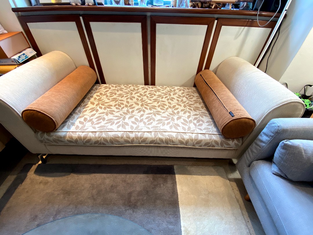 Large Backless Sofa/Bench, Furniture & Home Living, Furniture, Sofas on ...