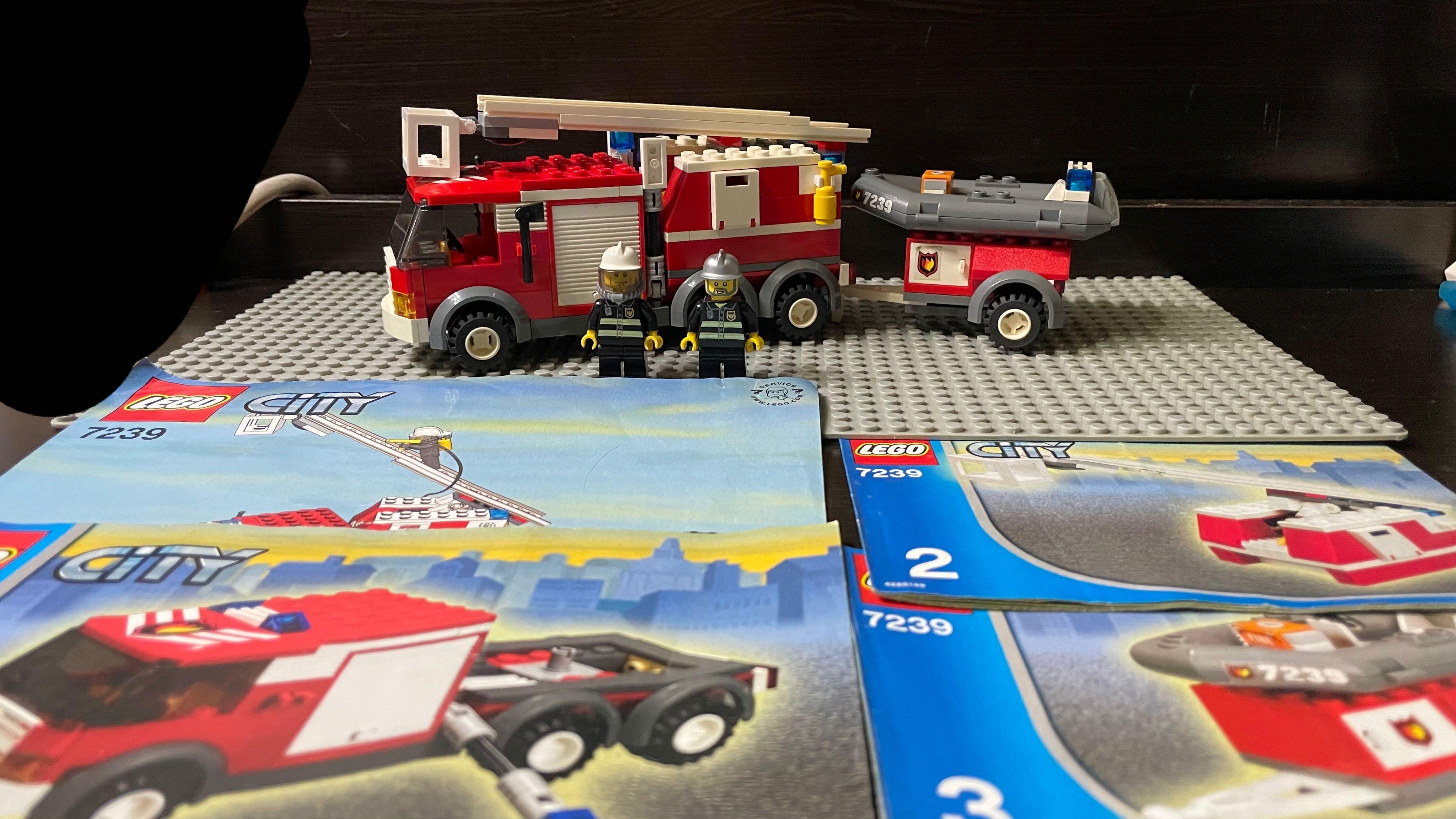 Lego City 7239 Fire Truck, Hobbies & Toys, Toys & Games on Carousell
