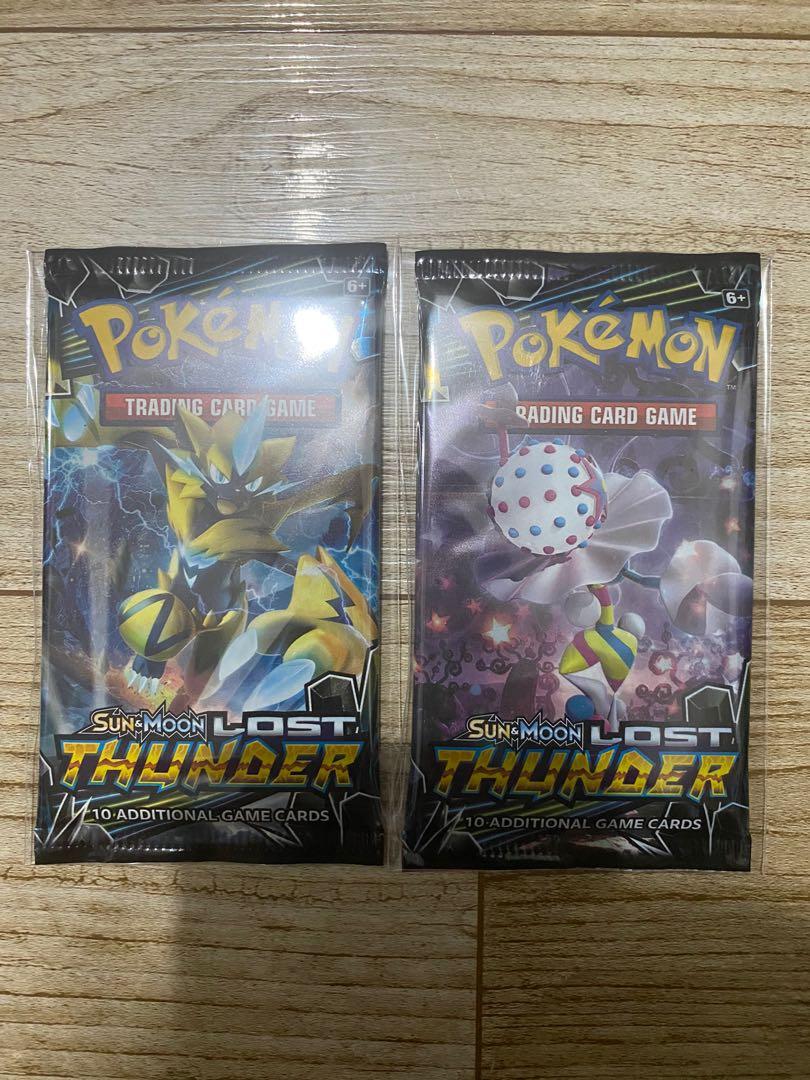 Lost Thunder Packs, Hobbies & Toys, Toys & Games on Carousell