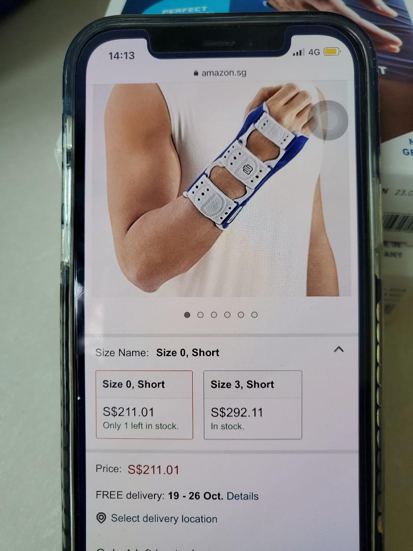 ManuLoc Hand Orthosis, Health & Nutrition, Braces, Support & Protection ...