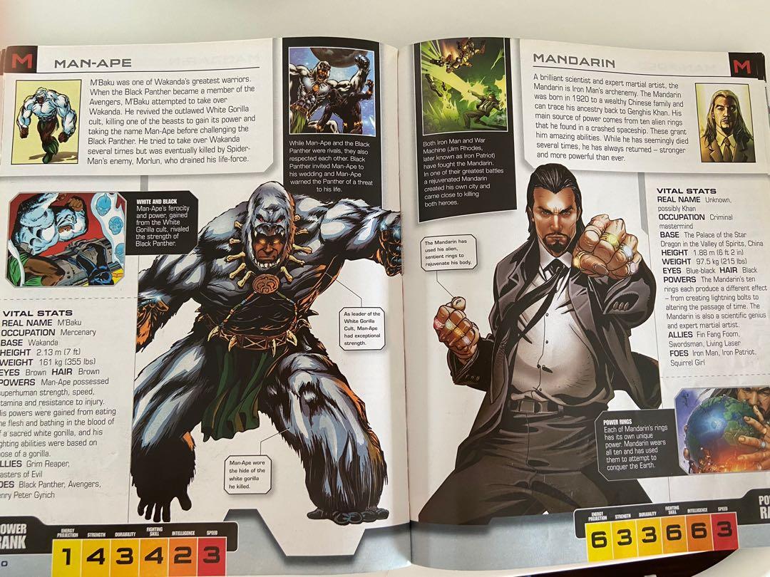 Marvel Avengers Ultimate Character Guide Book, Hobbies & Toys, Books ...