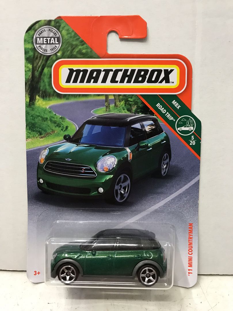 Matchbox Mini Countryman green, 興趣及遊戲, 玩具 & 遊戲類 - Carousell