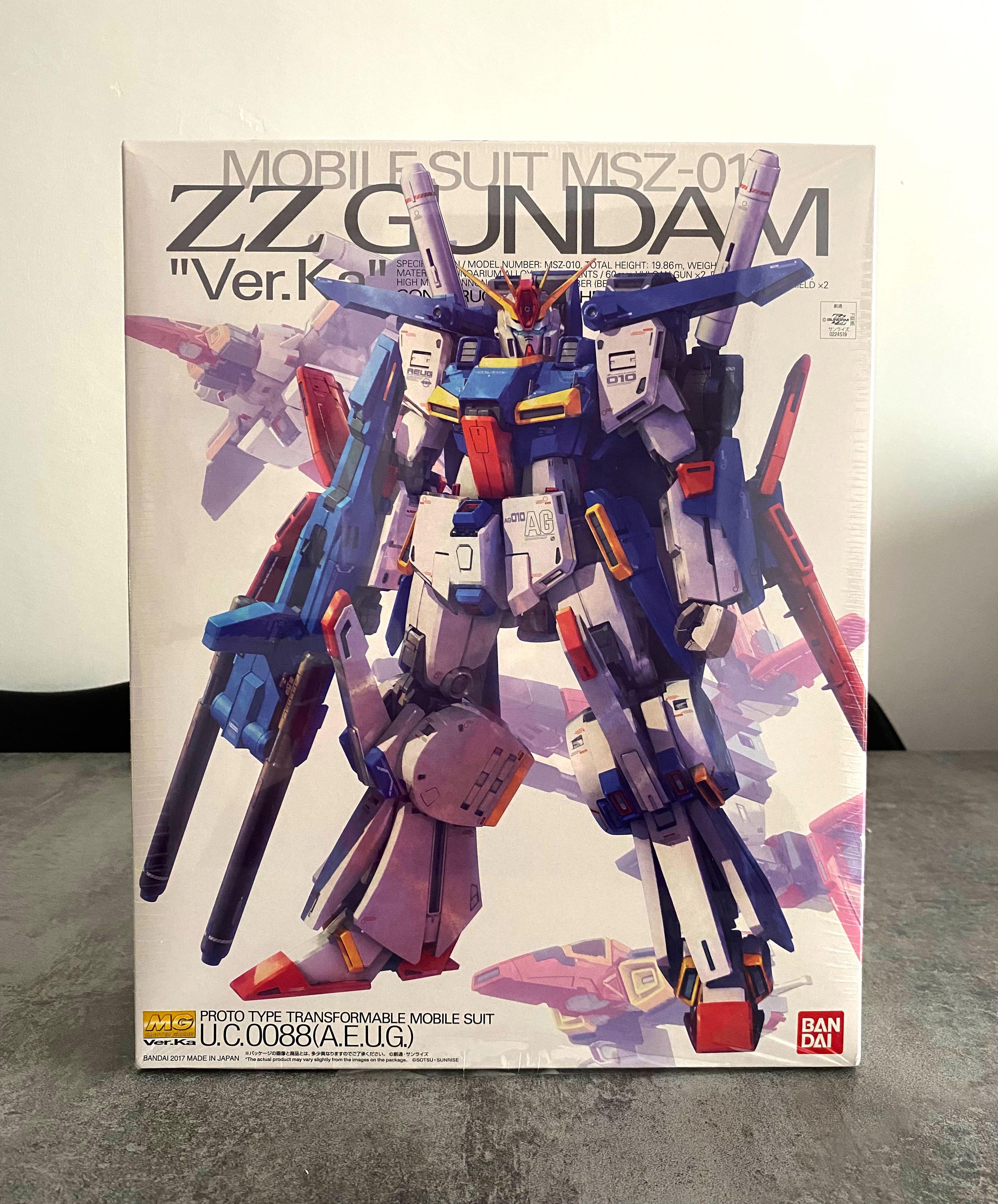 MG 1/100 ZZ Gundam VerKa Gunpla, Hobbies & Toys, Toys & Games on Carousell