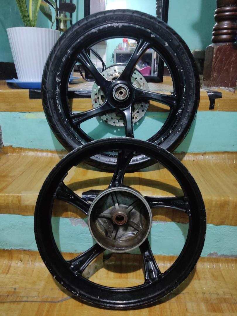 Mio Sporty Stock Tire, Car Parts & Accessories, Mags and Tires on Carousell
