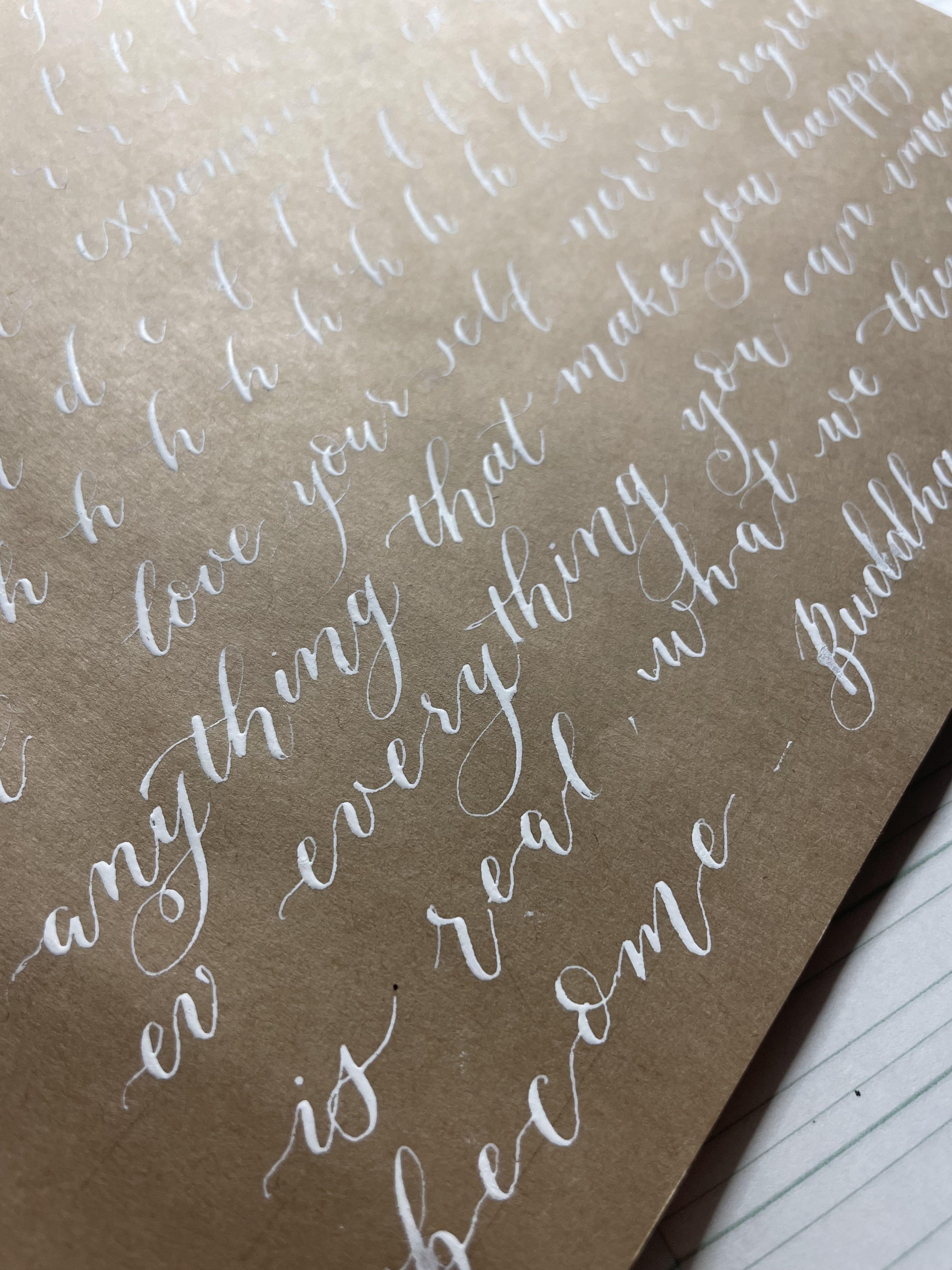 Modern Calligraphy service, Calligraphy cards, calligraphy envelope ...