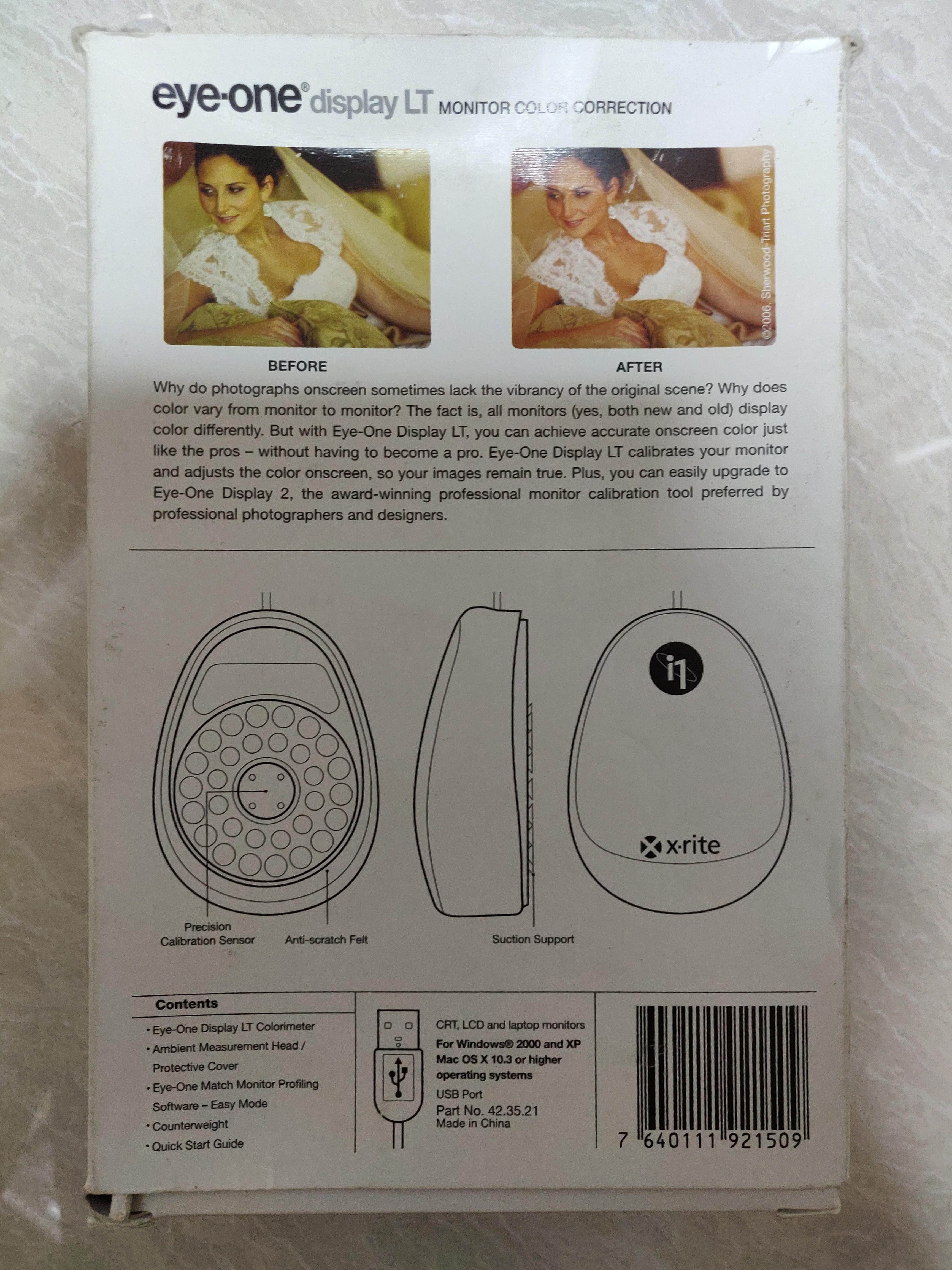 Monitor Color Correction (eye-one display LT), 電腦＆科技, 電腦周邊及配件, 其他 ...