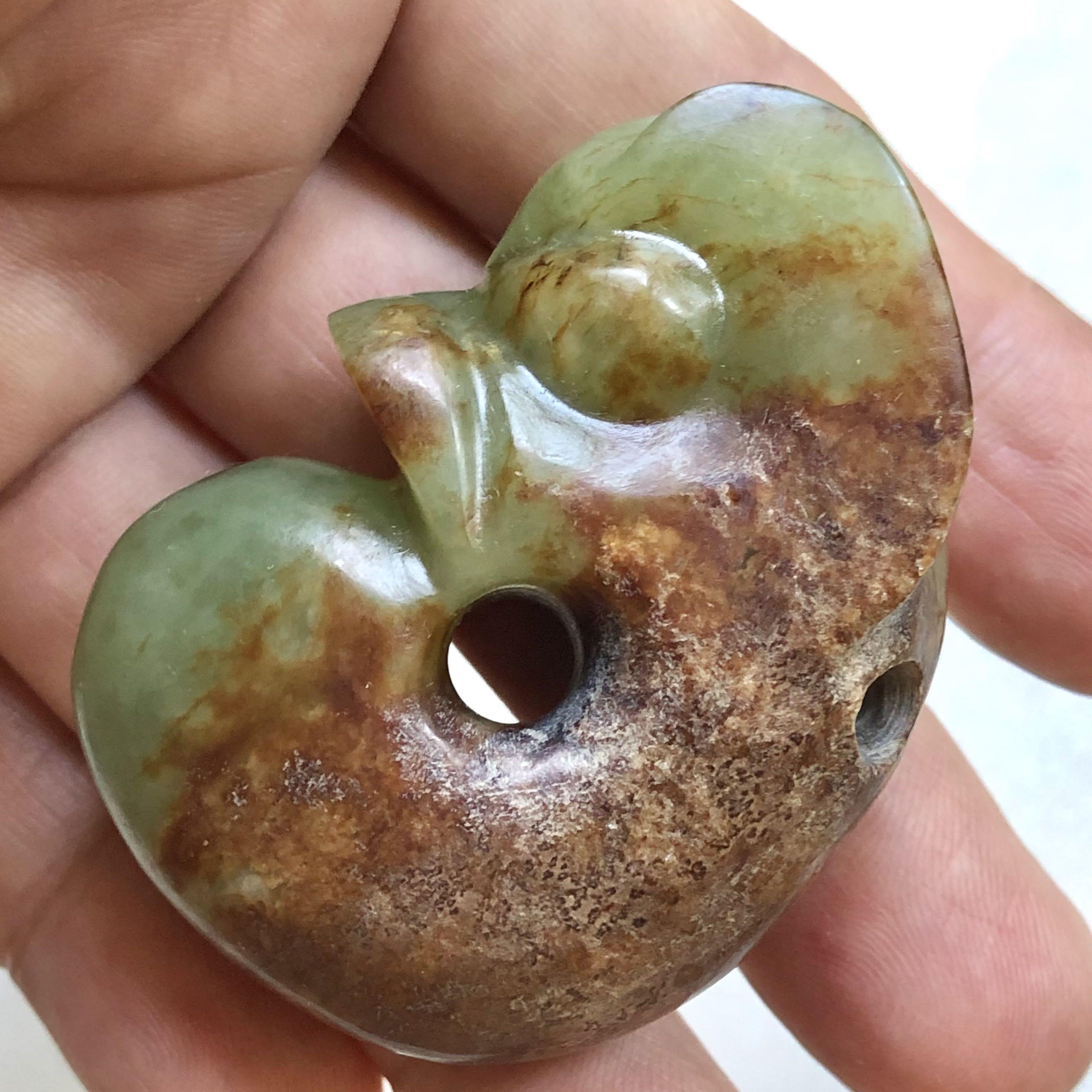 Neolithic Hongshan Jade Pig Dragon, Hobbies & Toys, Memorabilia ...