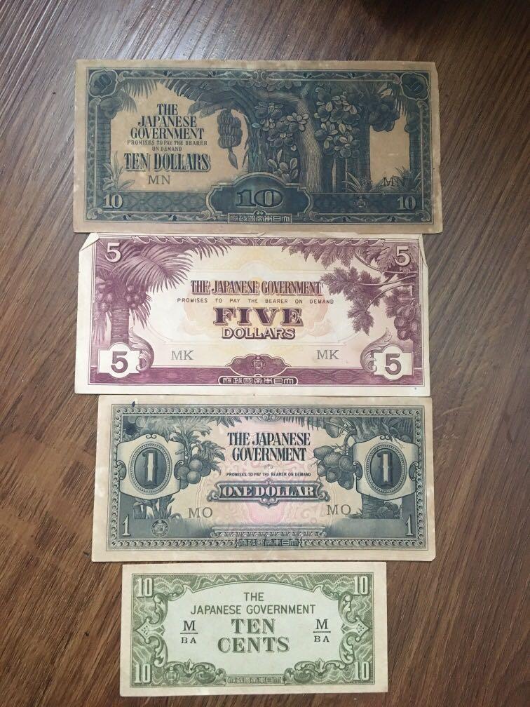 Old Japanese notes, Everything Else on Carousell