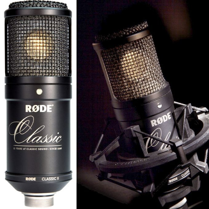 RODE Limited Edition Classic II Special Edition Studio Mic, Audio ...