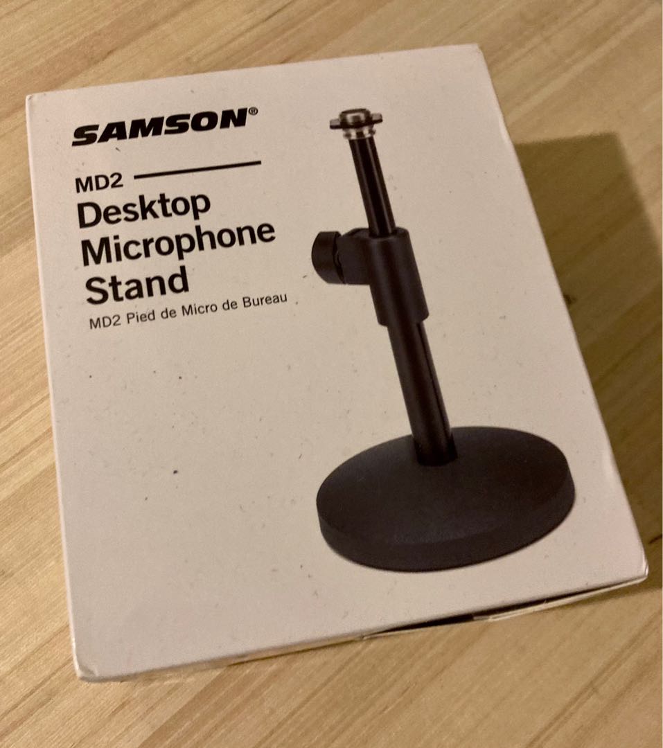 Samson MD2 Desktop Mic Stand, Audio, Other Audio Equipment on Carousell