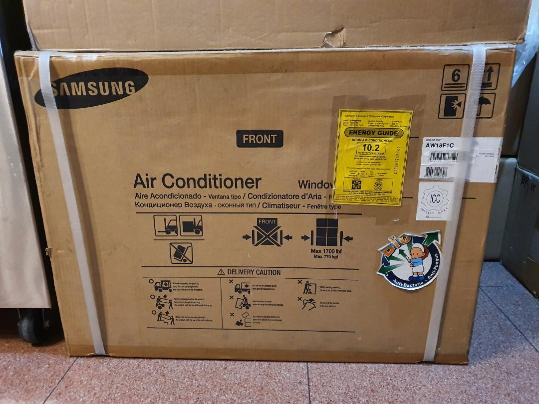 Samsung 2hp window type aircon, TV & Home Appliances, Air Conditioning ...