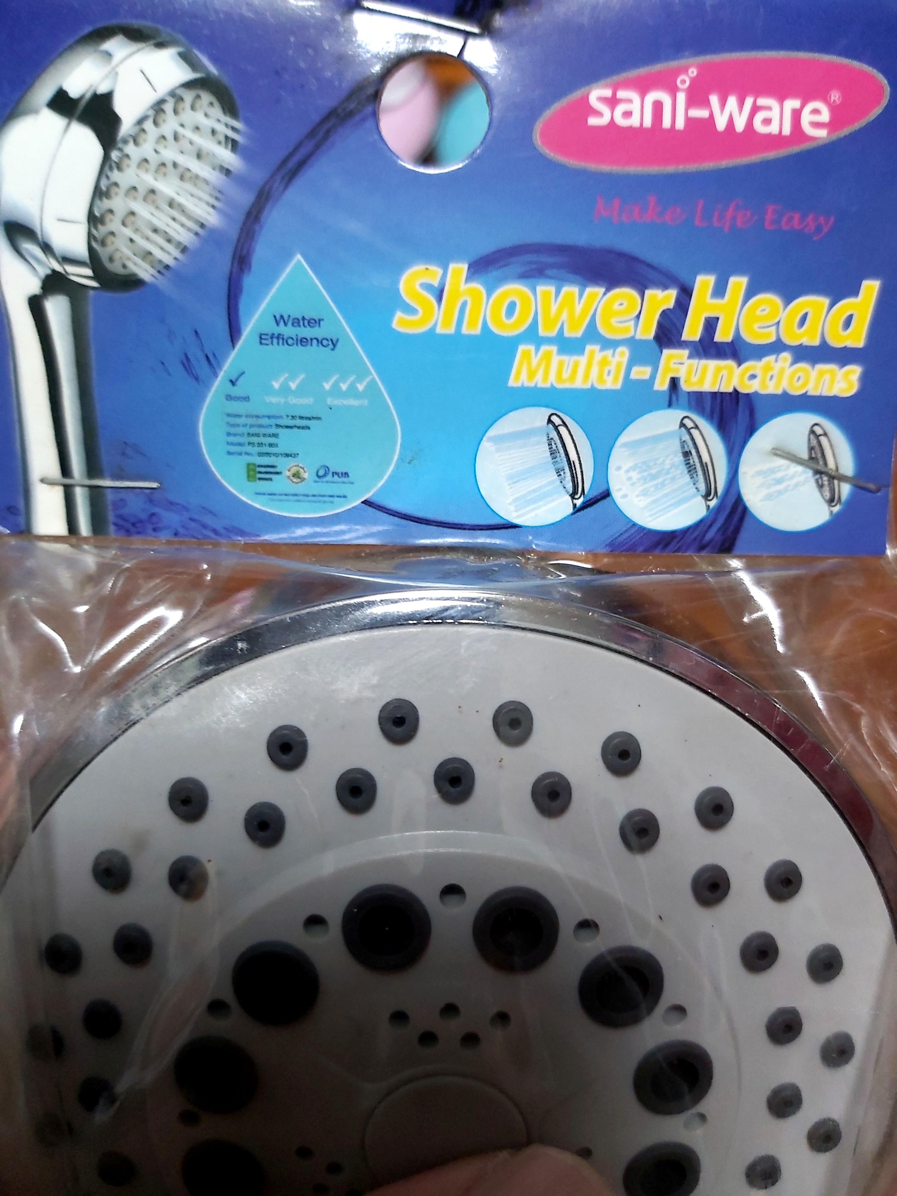 SANI-WARE Shower Head, Furniture & Home Living, Bathroom & Kitchen ...
