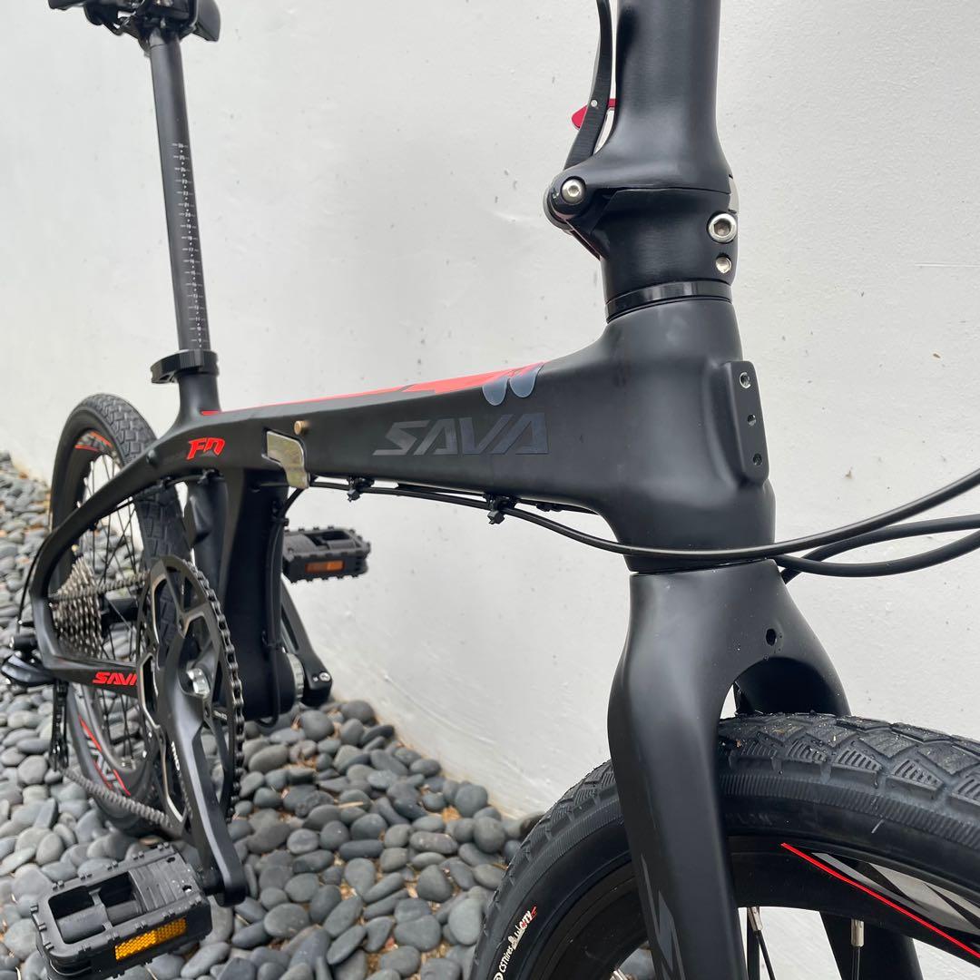 Sava Z1 Foldable bike shimano folding bicycle vlock, Sports Equipment ...