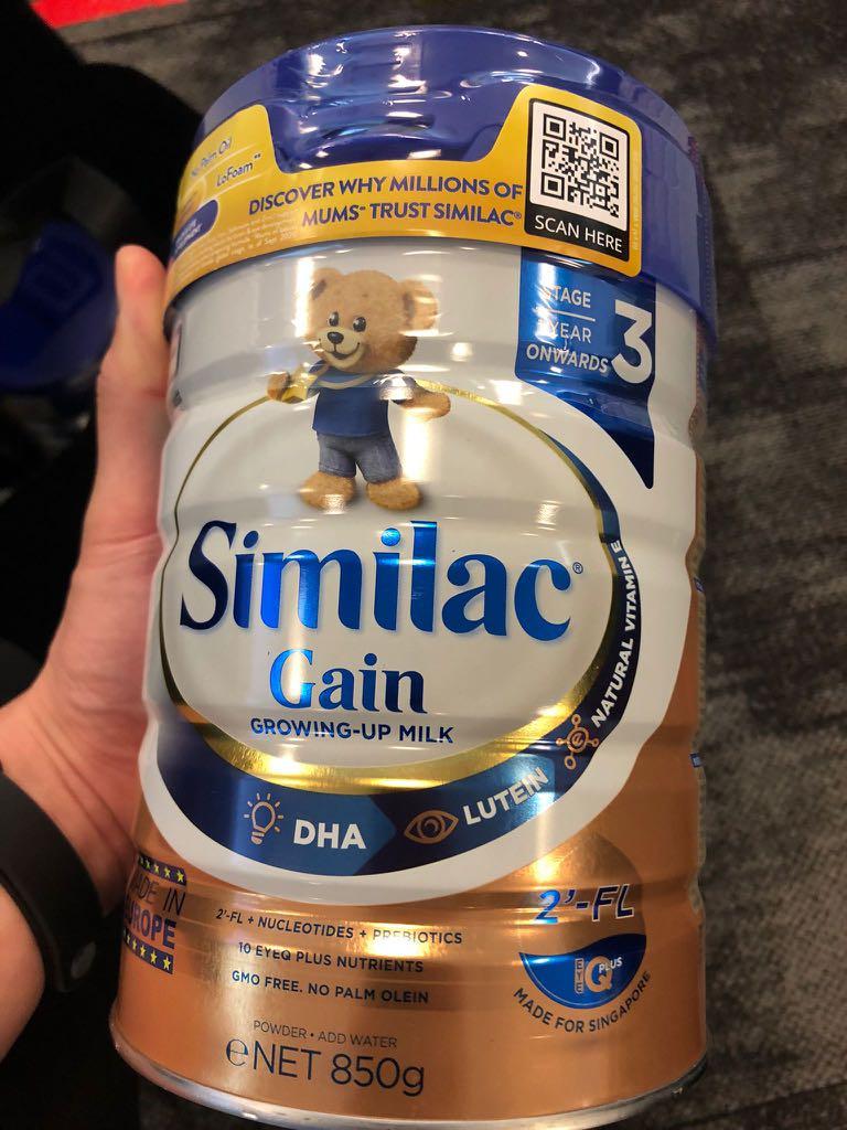 Similac Gain Stage 3 Milk Powder (Brand New), Babies & Kids, Nursing ...