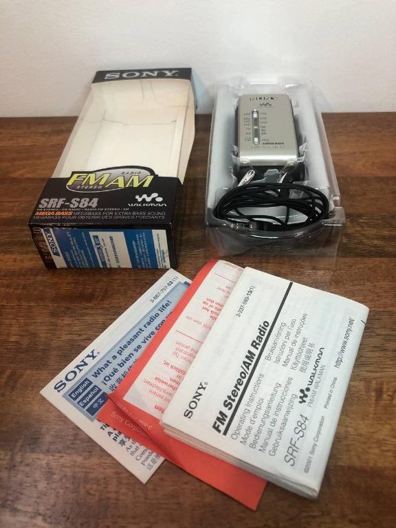 SONY SRF-S84 Pocket Radio Walkman, Audio, Portable Music Players on ...