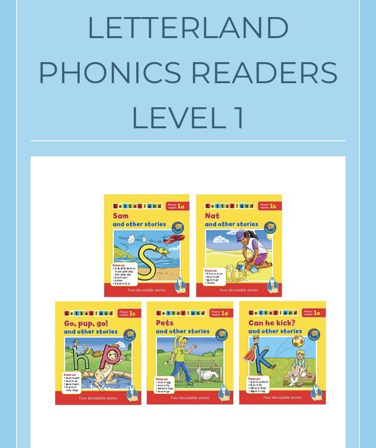 The Letterland Phonics Readers level 1 & 2 ( used with PENPAL Whizz ...