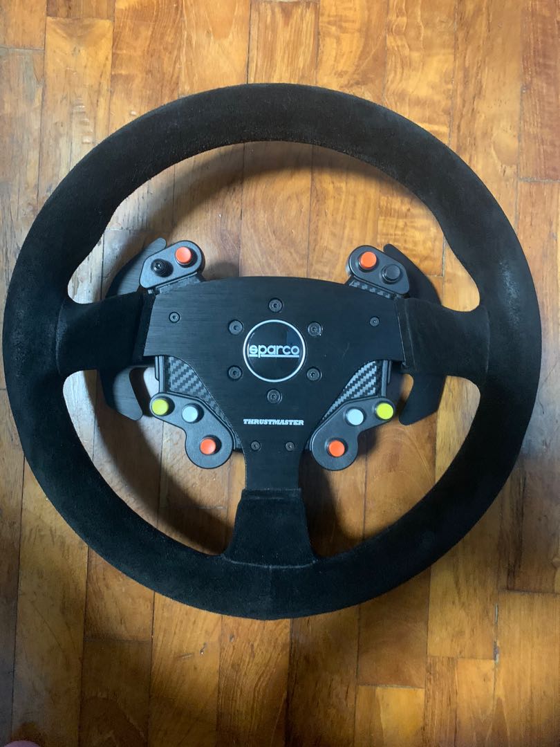 Thrustmaster sparco r383 wheel, Video Gaming, Gaming Accessories ...