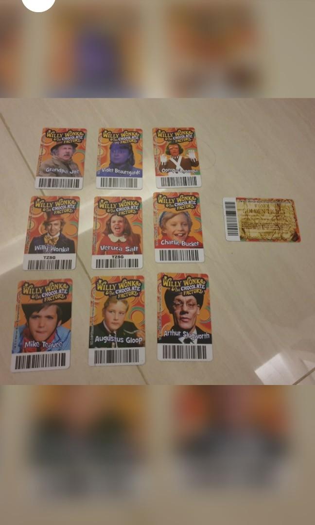 Timezone blue elite card+willy wonka, Hobbies & Toys, Toys & Games on ...