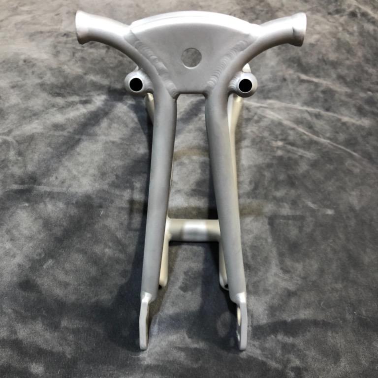 Super-like Superlight Brompton: Titanium front fork & rear Triangle ...