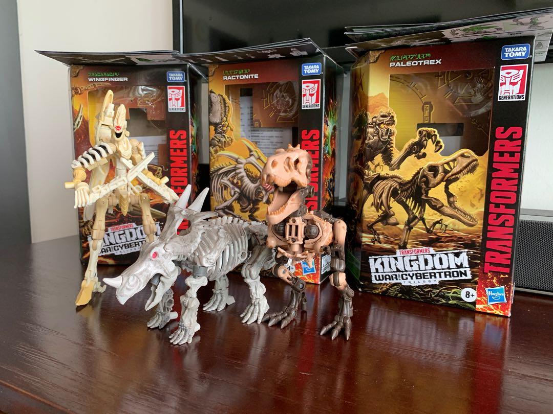 Transformer wfc kingdom ractonite paleotrex wingfinger, Hobbies & Toys ...