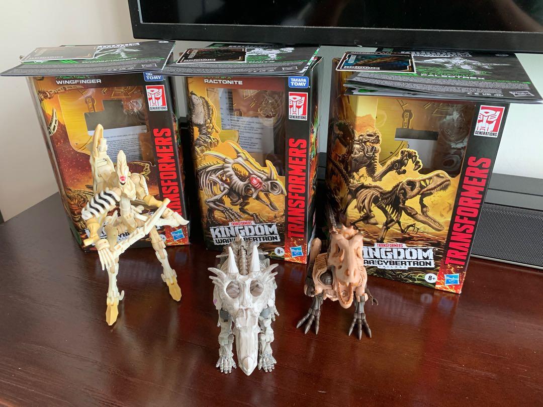 Transformer wfc kingdom ractonite paleotrex wingfinger, Hobbies & Toys ...