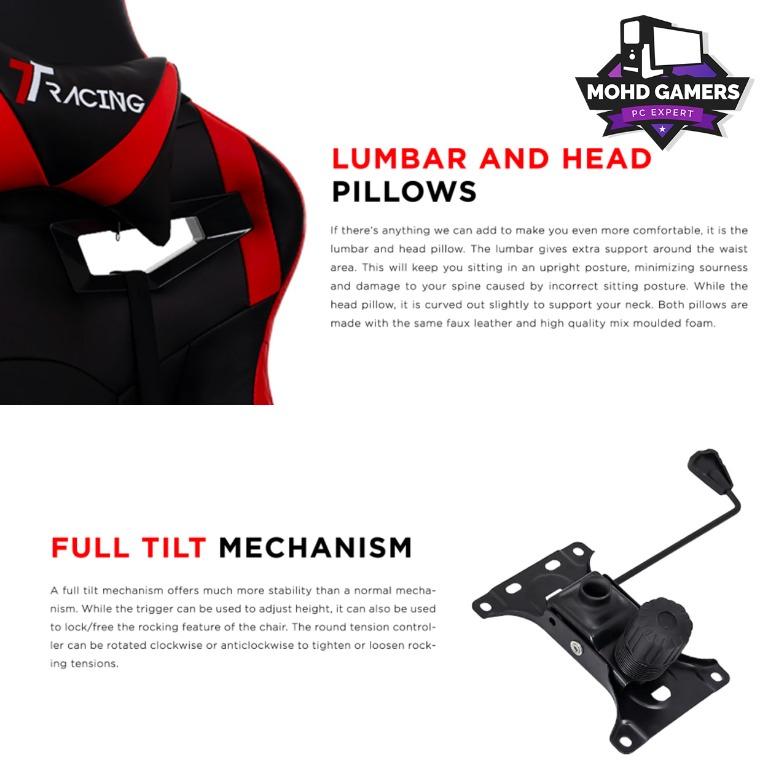 TT Racing Surge Gaming Chair, Furniture & Home Living, Furniture ...