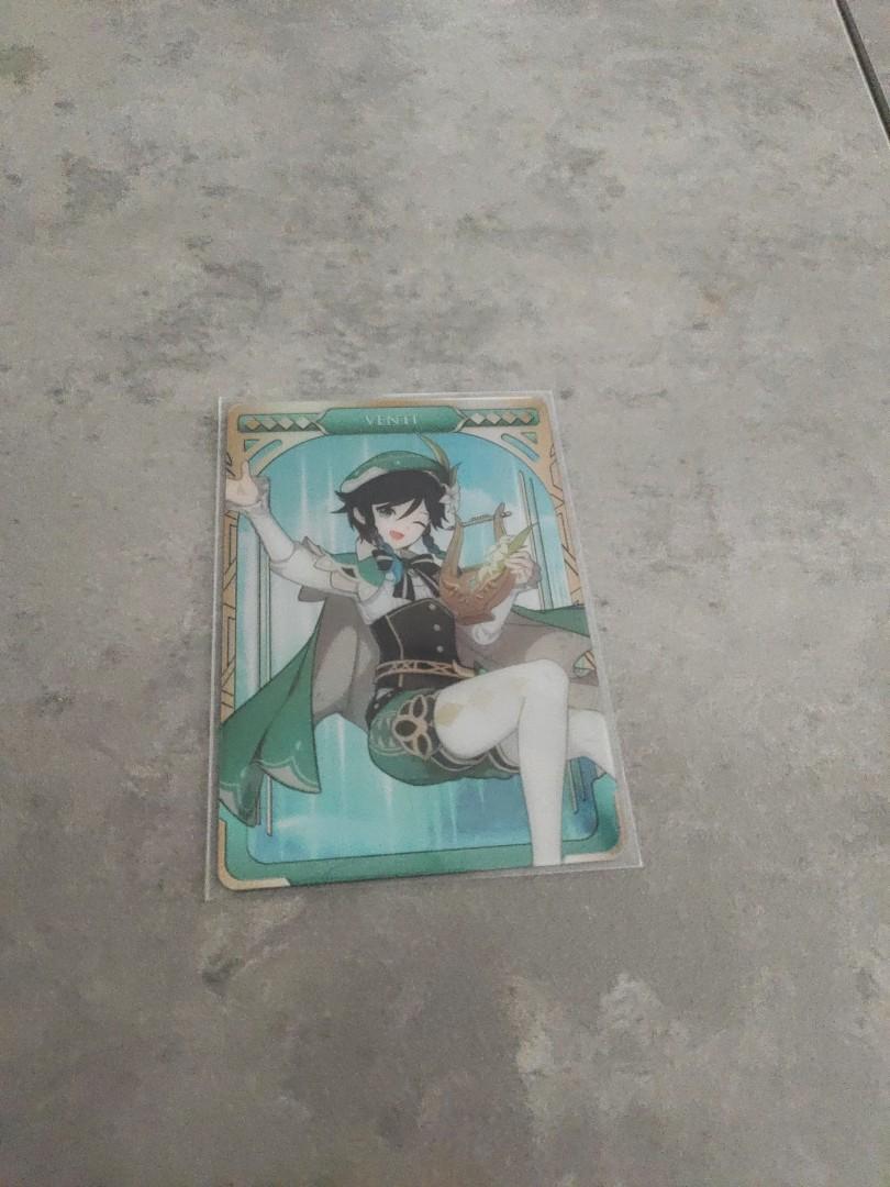 Venti Genshin Impact metal card, Hobbies & Toys, Memorabilia ...