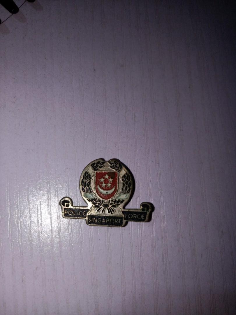 Vintage Singapore police force SPF badge, Hobbies & Toys, Memorabilia ...