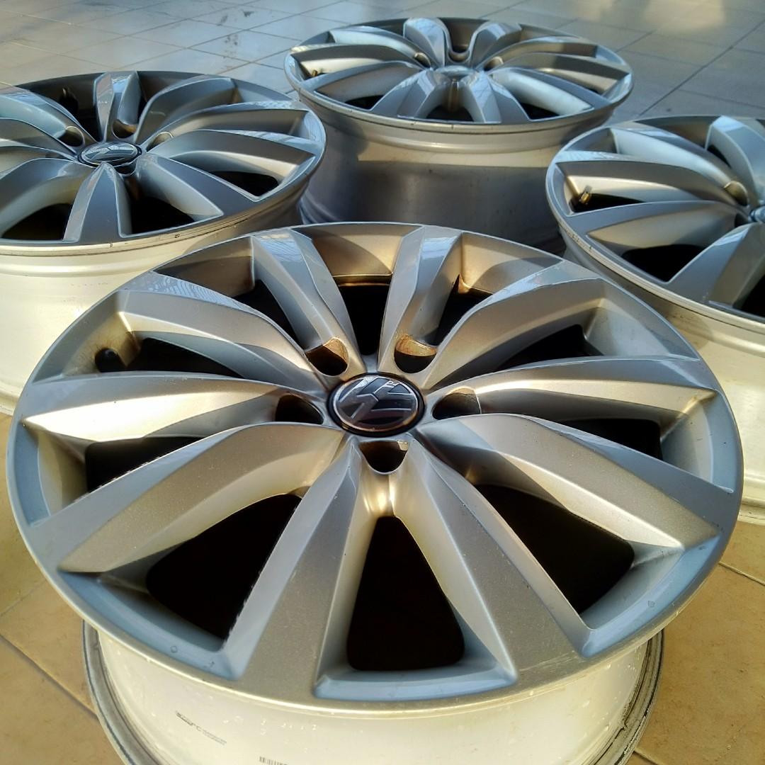 VW Tiguan 17 Inch Rim (4 pcs), Auto Accessories on Carousell