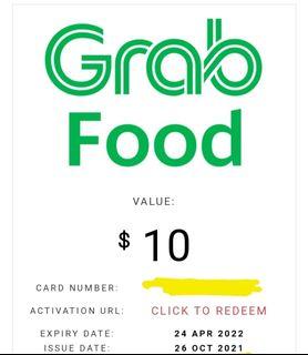 Grabfood voucher $10, Tickets & Vouchers, Vouchers on Carousell