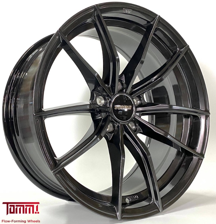TOMMI TMF111 FLOW-FORMING 18" RIMS - HYPER BLACK, Car Accessories ...