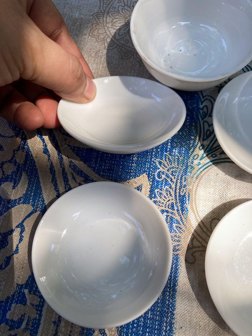 6 pcs Ceramic Saucer, Furniture & Home Living, Kitchenware & Tableware ...