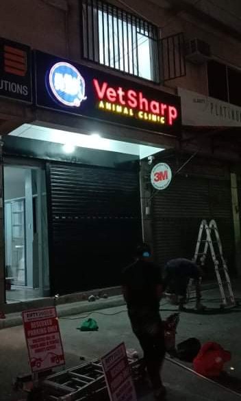 Acrylic Plastic Sign Build up w/LED, Commercial & Industrial ...