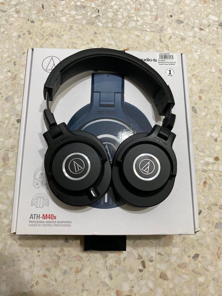 Audio-technica ATH-M40x, Audio, Headphones & Headsets on Carousell