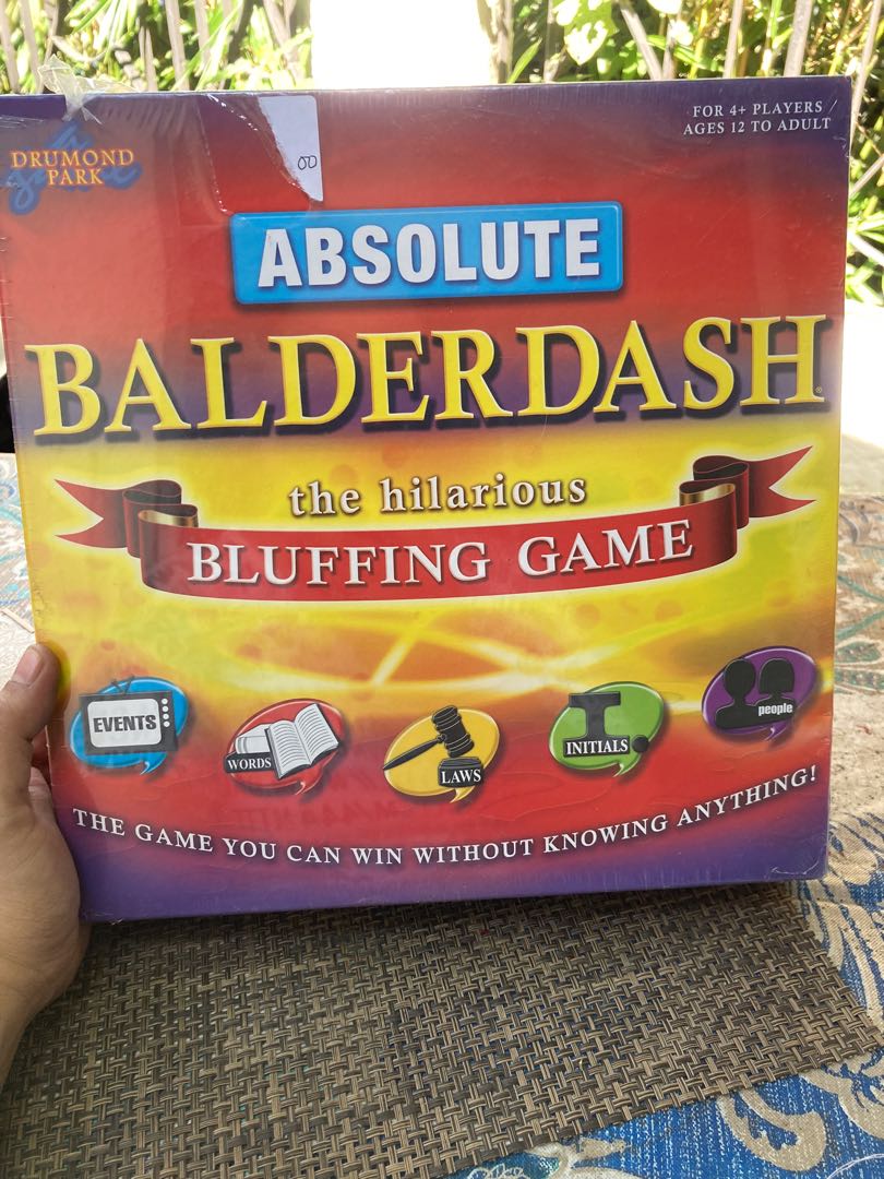 Balderdash Board Game, Hobbies & Toys, Toys & Games on Carousell