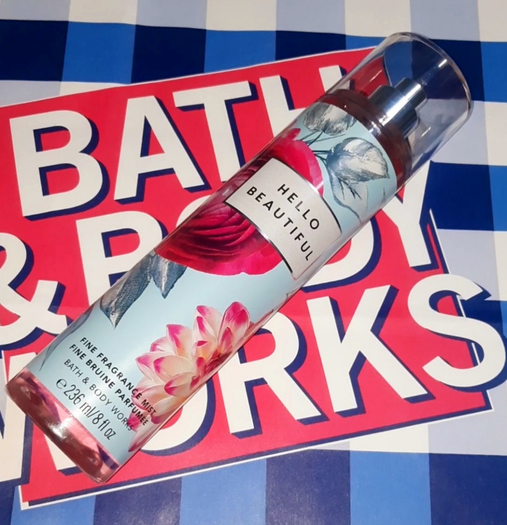 Bath & Body Works Hello Beautiful Fine Fragrance Mist (Store Bought ...