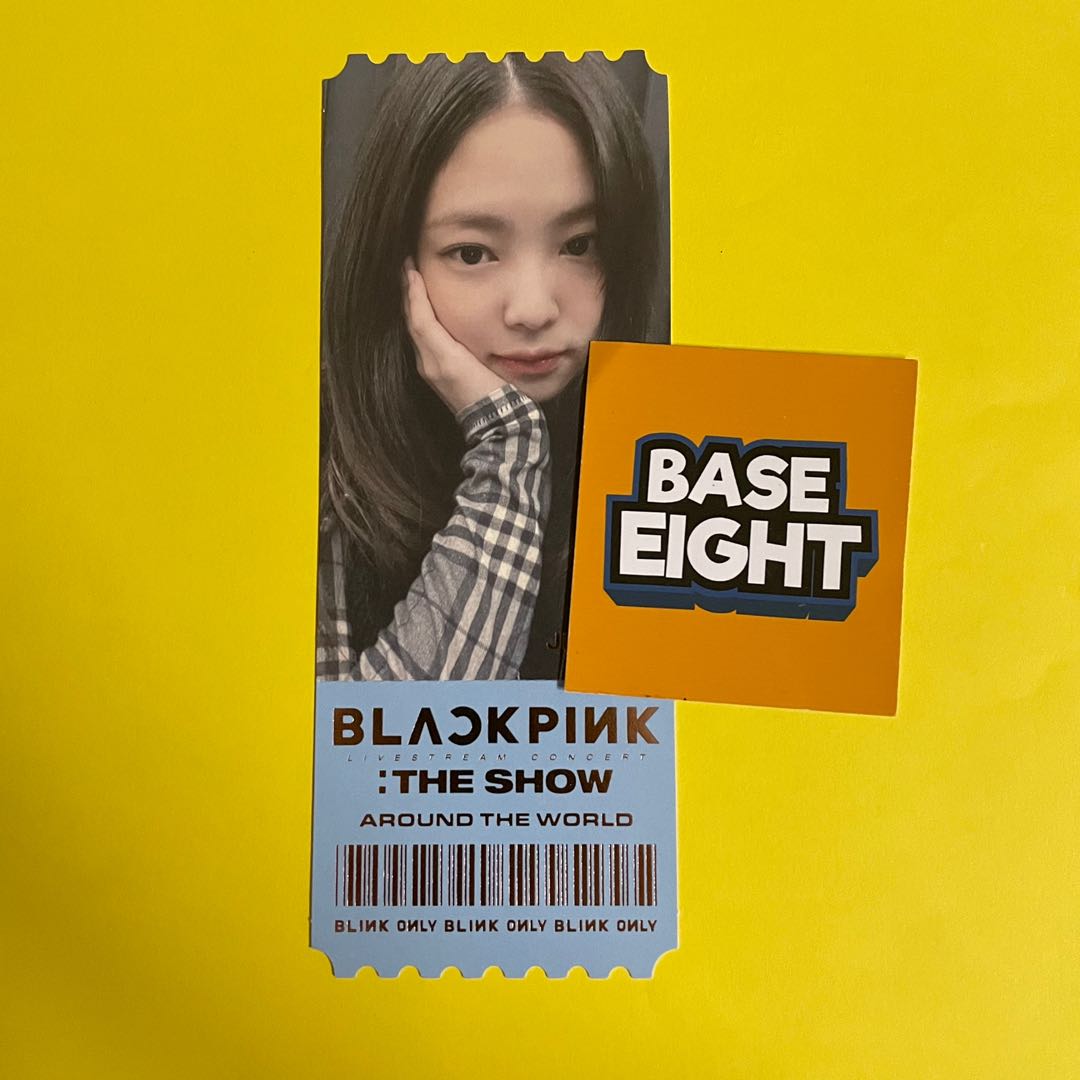 Blackpink Jennie The Show Ticket: YG POB, Hobbies & Toys, Memorabilia ...