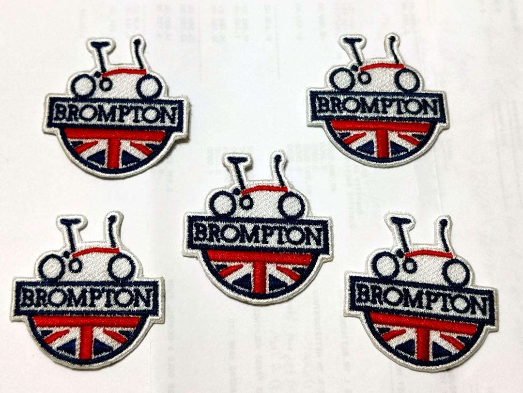 Brompton patch Iron-on, Sports Equipment, Bicycles & Parts, Parts ...
