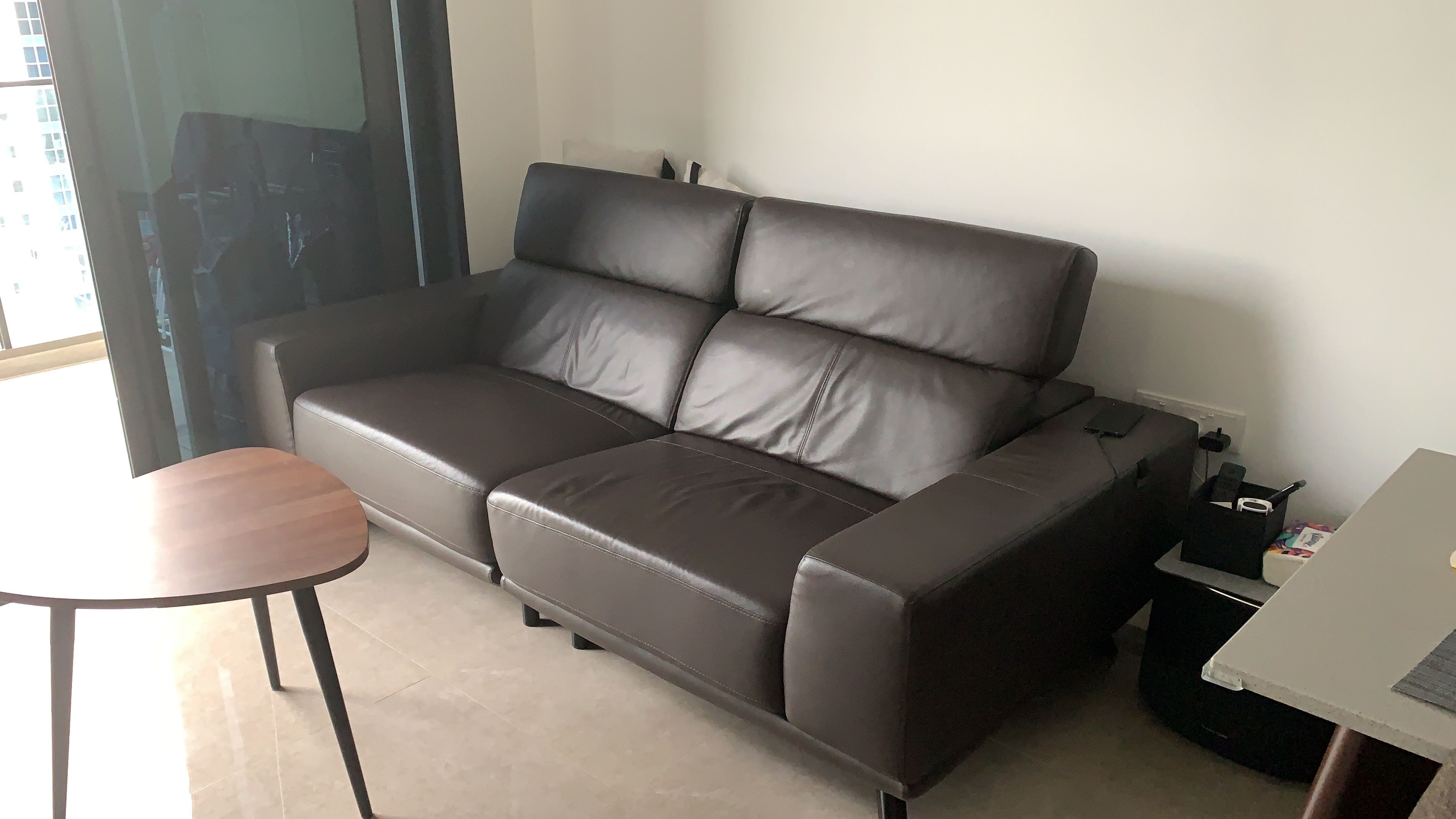 Cellini Kof leather sofa, Furniture & Home Living, Furniture, Sofas on ...