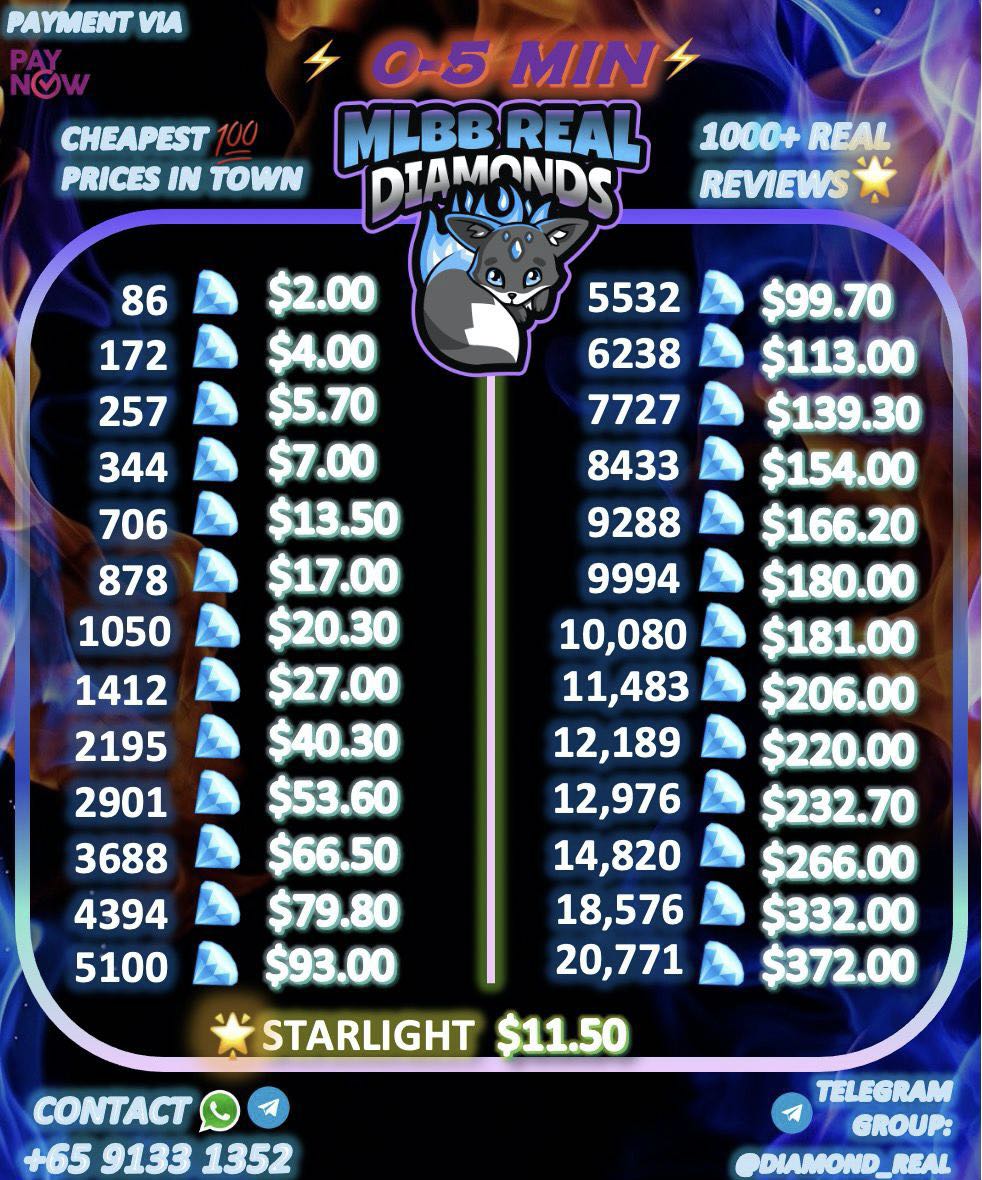 CHEAPEST Mobile Legend diamonds [Ml diamonds ] [ Mlbb diamonds ], Video ...