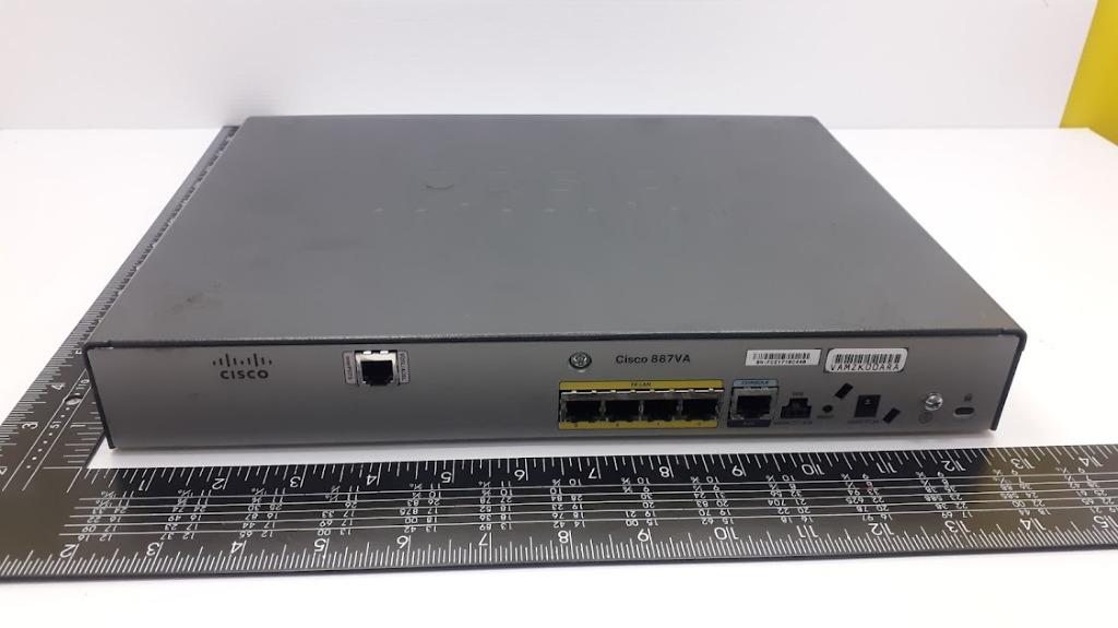 Cisco 887VA Cisco 800 series 4 port router Cisco887va-sec-k9 v02 Cisco ...