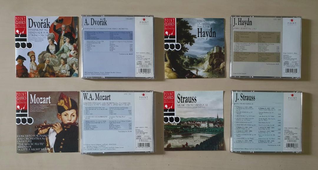 Classical CD - A.Dvorak,Haydn,Mozart,Strauss,Bizet-Debussy,Vivaldi ...